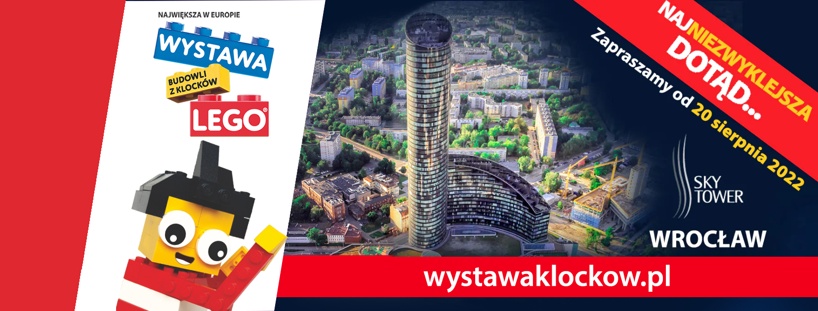 Wrocław: Zobacz wielką wystawę budowli z klocków LEGO® w Sky Towerze!