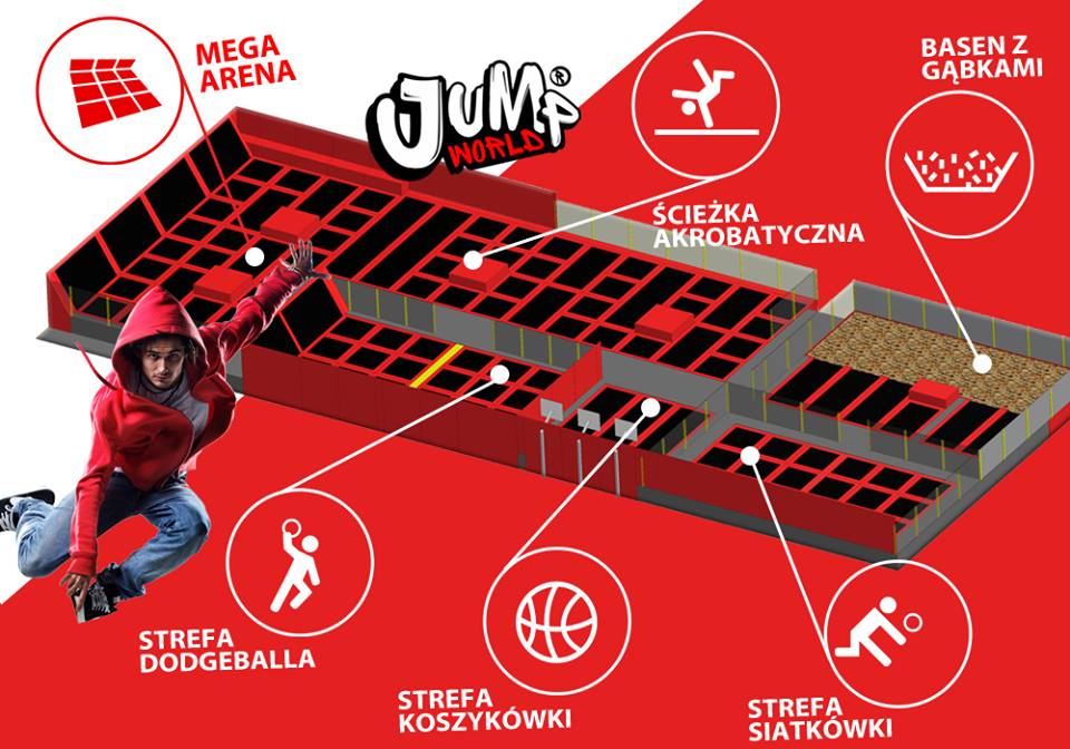 JumpWorld - powstaje ogromny park trampolin!
